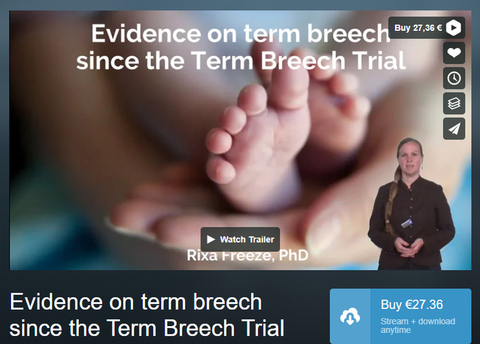 Statistics, risks, and benefits of breech birth