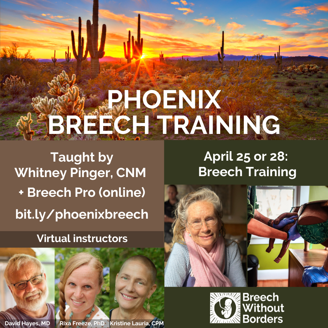 Upcoming breech workshops
